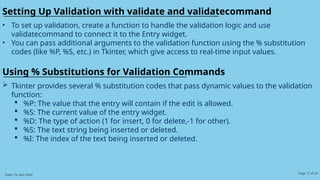 Tkinter Frames, TTK module and Handling user input .pptx
