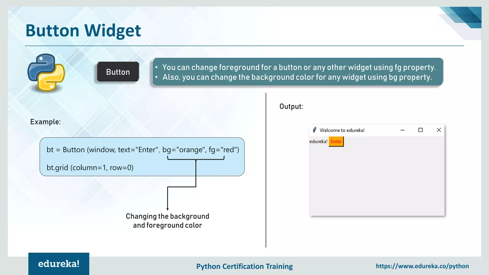 Tkinter Python Tutorial Python Gui Programming Using Tkinter Tutorial Python Training