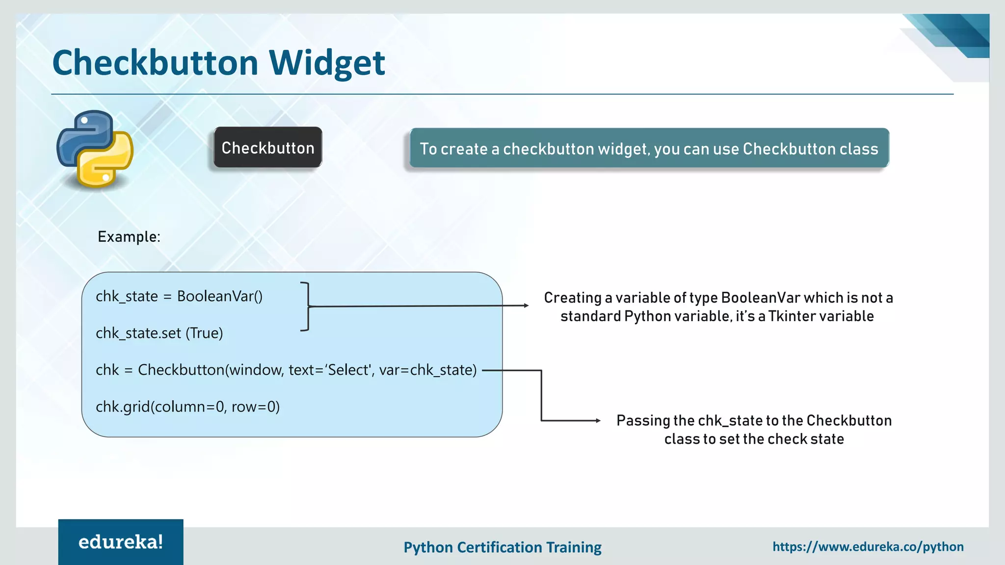 Tkinter Python Tutorial Python Gui Programming Using Tkinter Tutorial Python Training