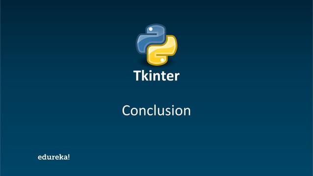 Tkinter Python Tutorial | Python GUI Programming Using Tkinter Tutorial ...