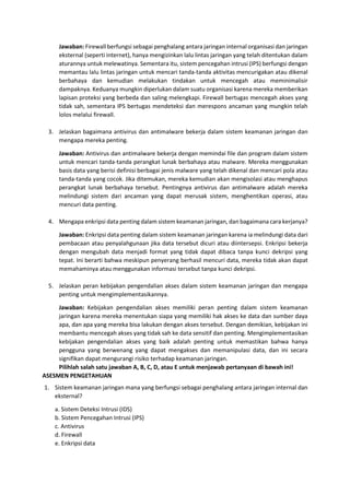 TKJ F.3.5 Mengidentifikasi Kebutuhan persyaratan alat-alat untuk ...