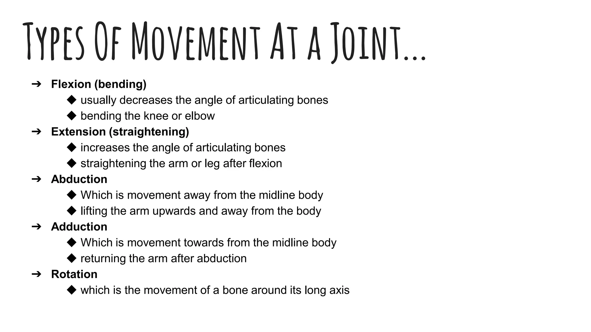 Types of skeletal joints in the human body | PPT