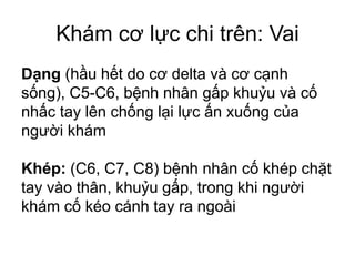 KỸ NĂNG KHÁM HỆ THẦN KINH VẬN ĐỘNG VÀ CẢM GIÁC | PDF