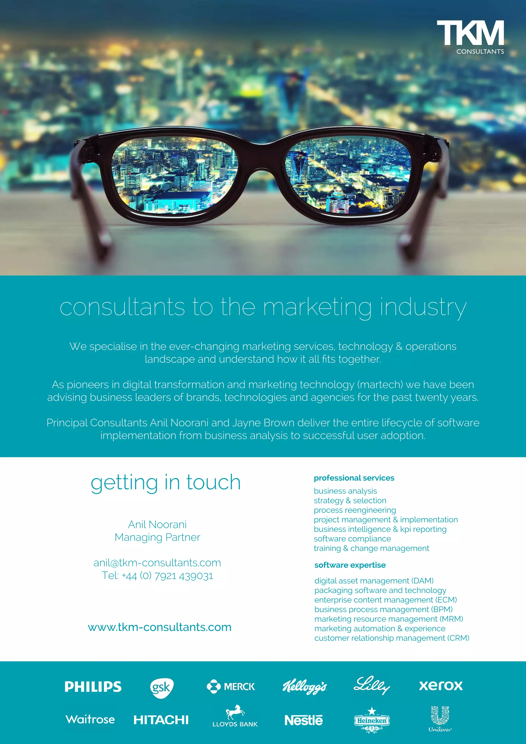 TKM Consultants martech overview | PDF