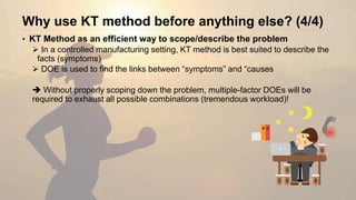 Kepner-Tregoe Problem-Solving Method | PPTX