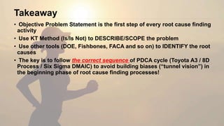 Kepner-Tregoe Problem-Solving Method | PPTX