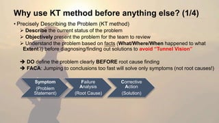 Kepner-Tregoe Problem-Solving Method | PPTX