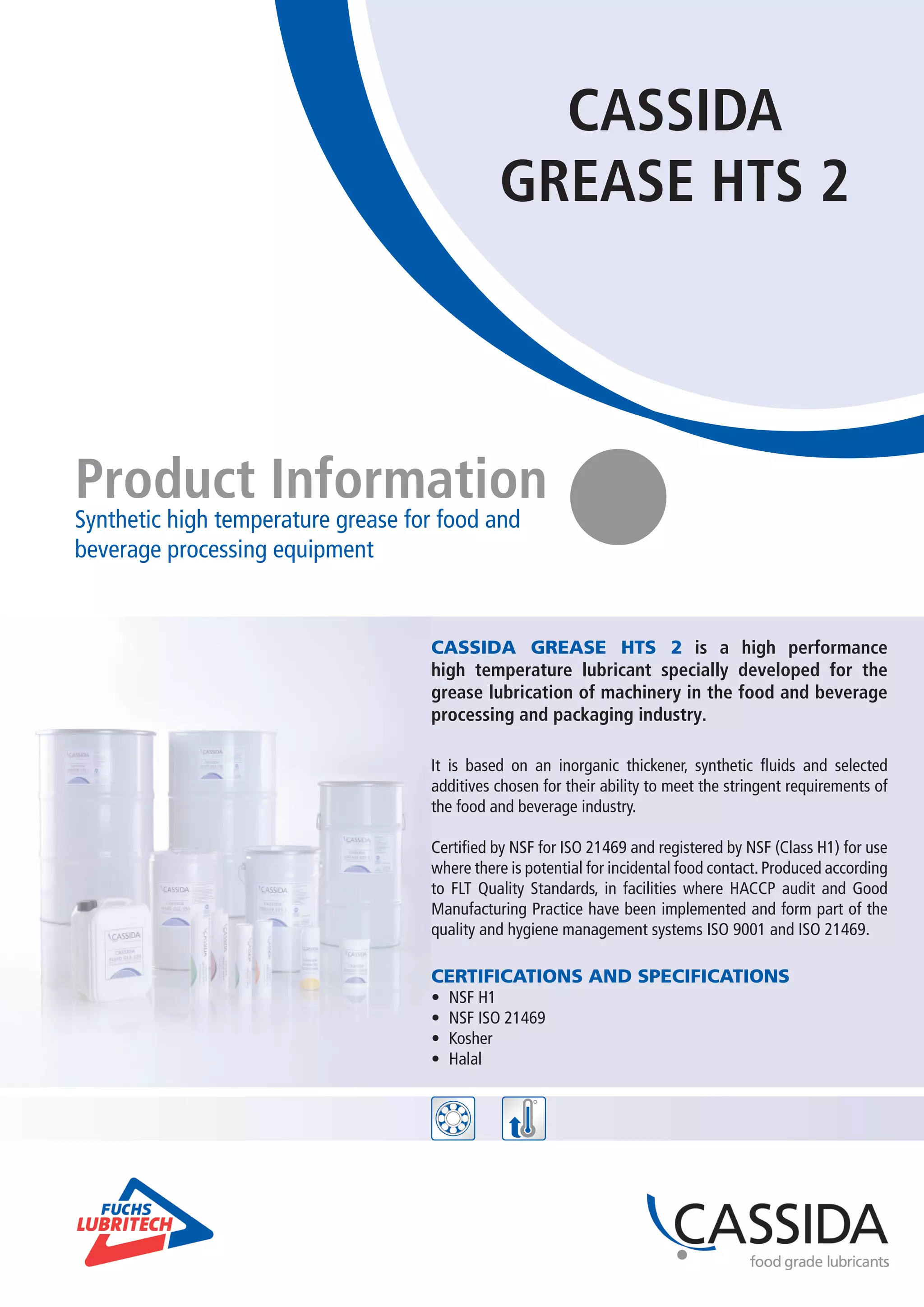 TDS CASSIDA GREASE HTS 2 | PDF