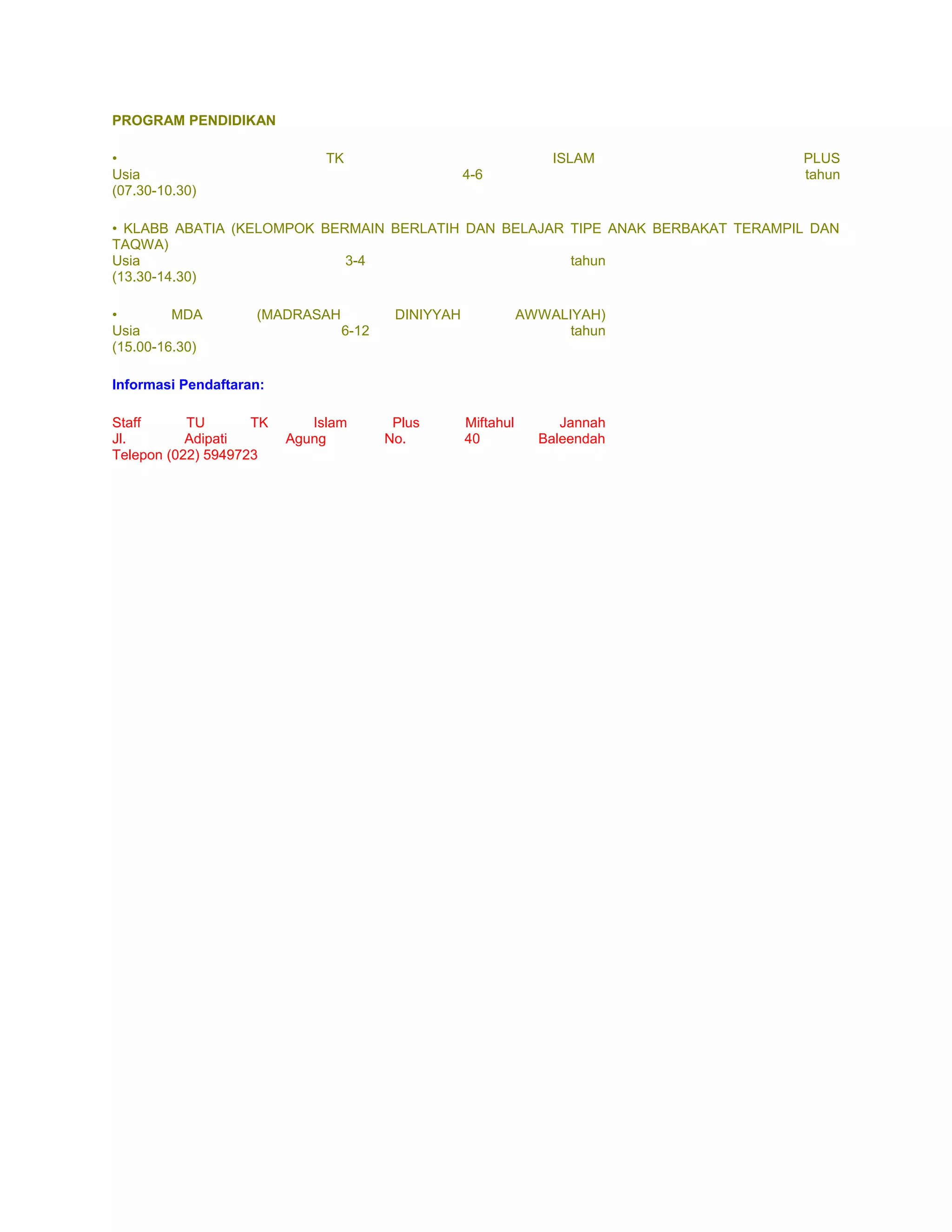 Tk miftahul jannah | DOC