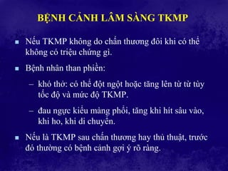 TRÀN KHÍ MÀNG PHỔI | PDF