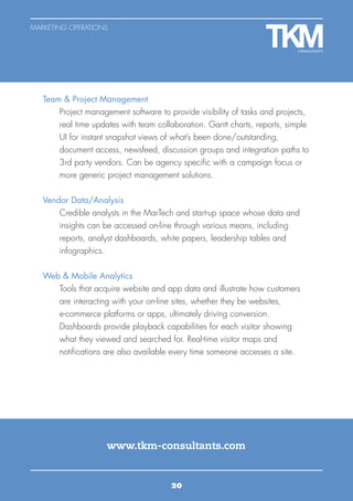 TKM: A Glossary of Terms for MarTech (Marketing Technology) | PDF ...