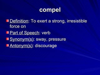 Tkm Vocab1 Ab Notes | PPT