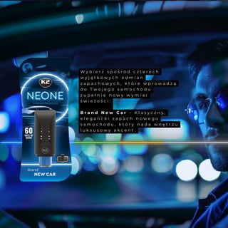 K2 NEONE | Zapach w kratkę nawiewu z pompką | PDF