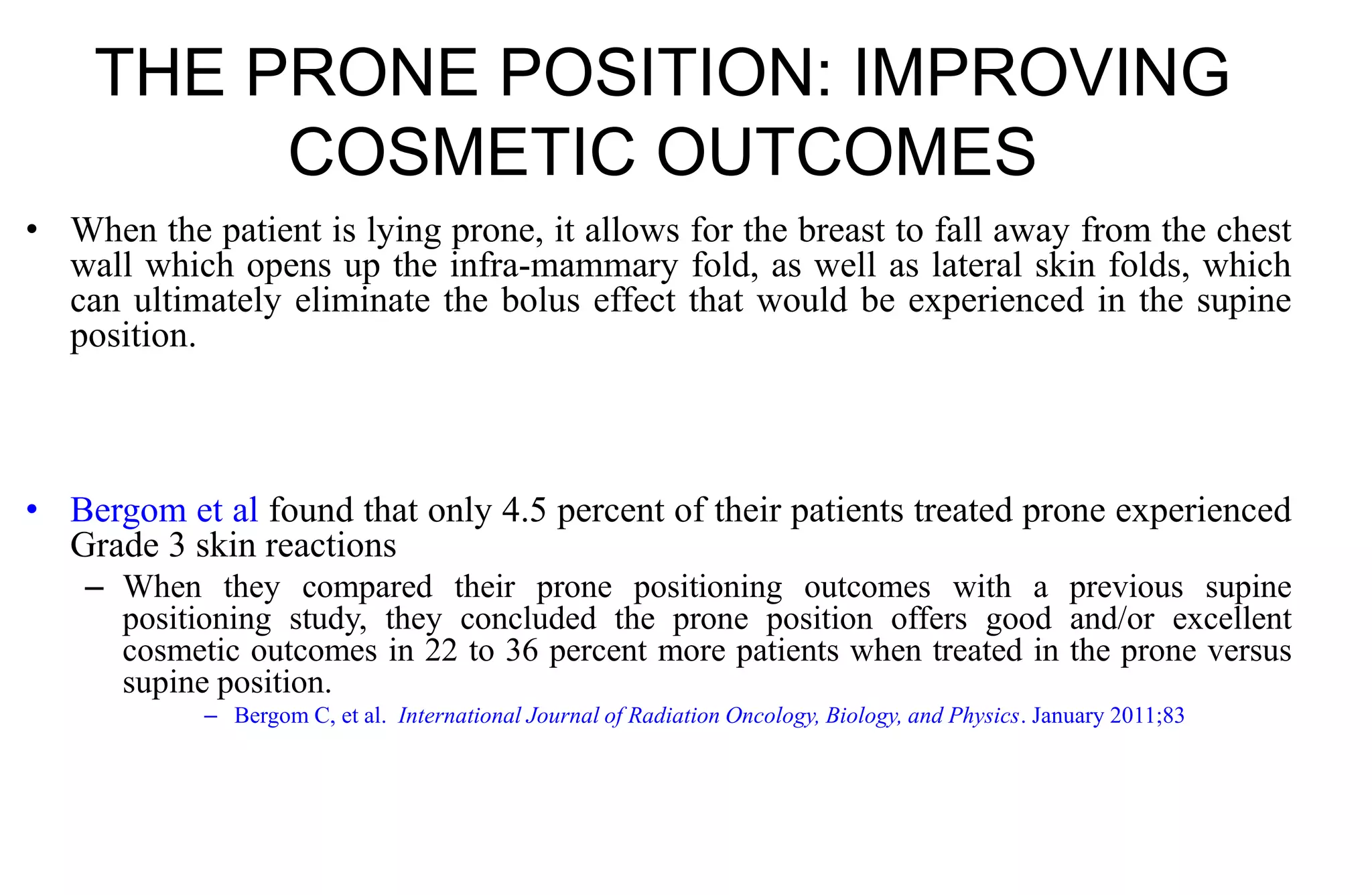 Immobilization and setup for Prone Breast Radiotherapy- A Therapist ...