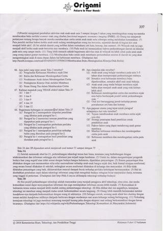 SOAL LATIHAN TKPA SBMPTN 2016 KODE 337 | PDF