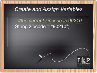 TKP Java Notes for Teaching Kids Programming | PPTX