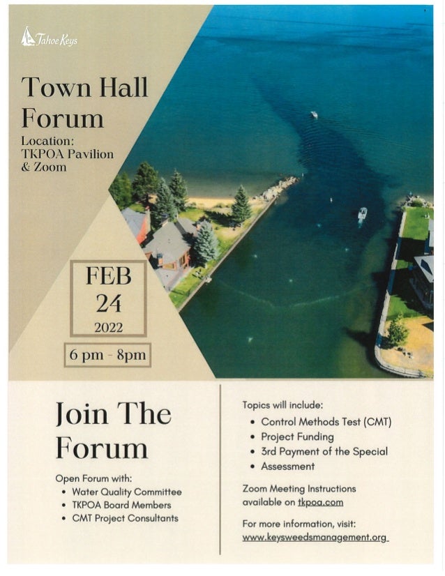 TKPOA Control Methods Test (CMT) Town Hall Forum 02 24-2022 | PDF