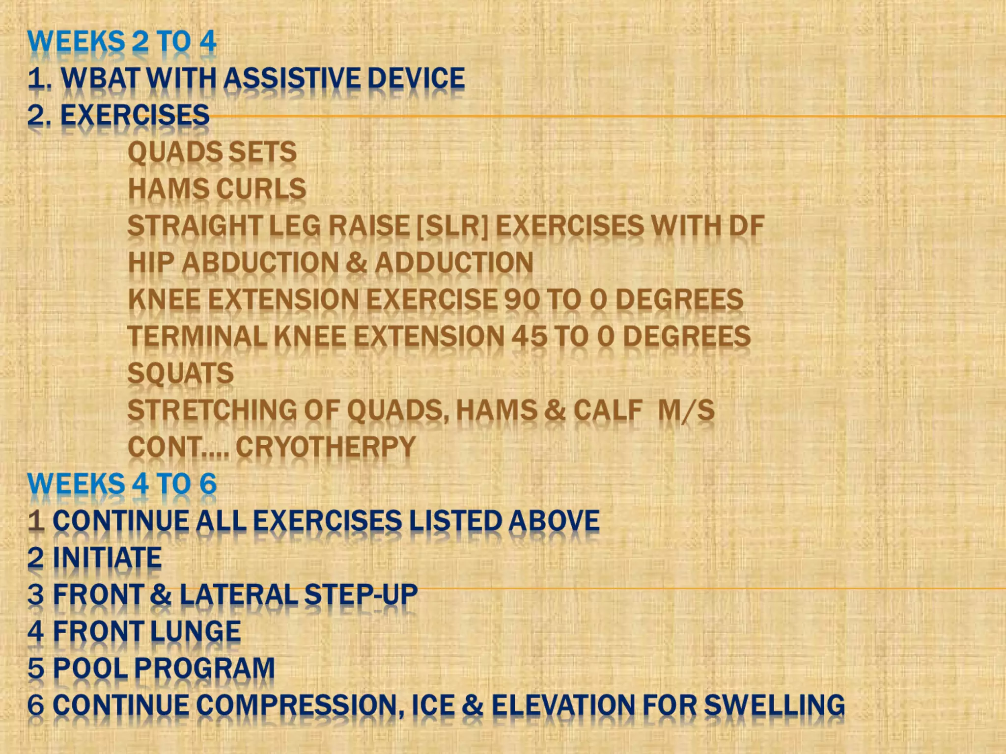 TOTAL KNEE REPLACEMENT | PPT