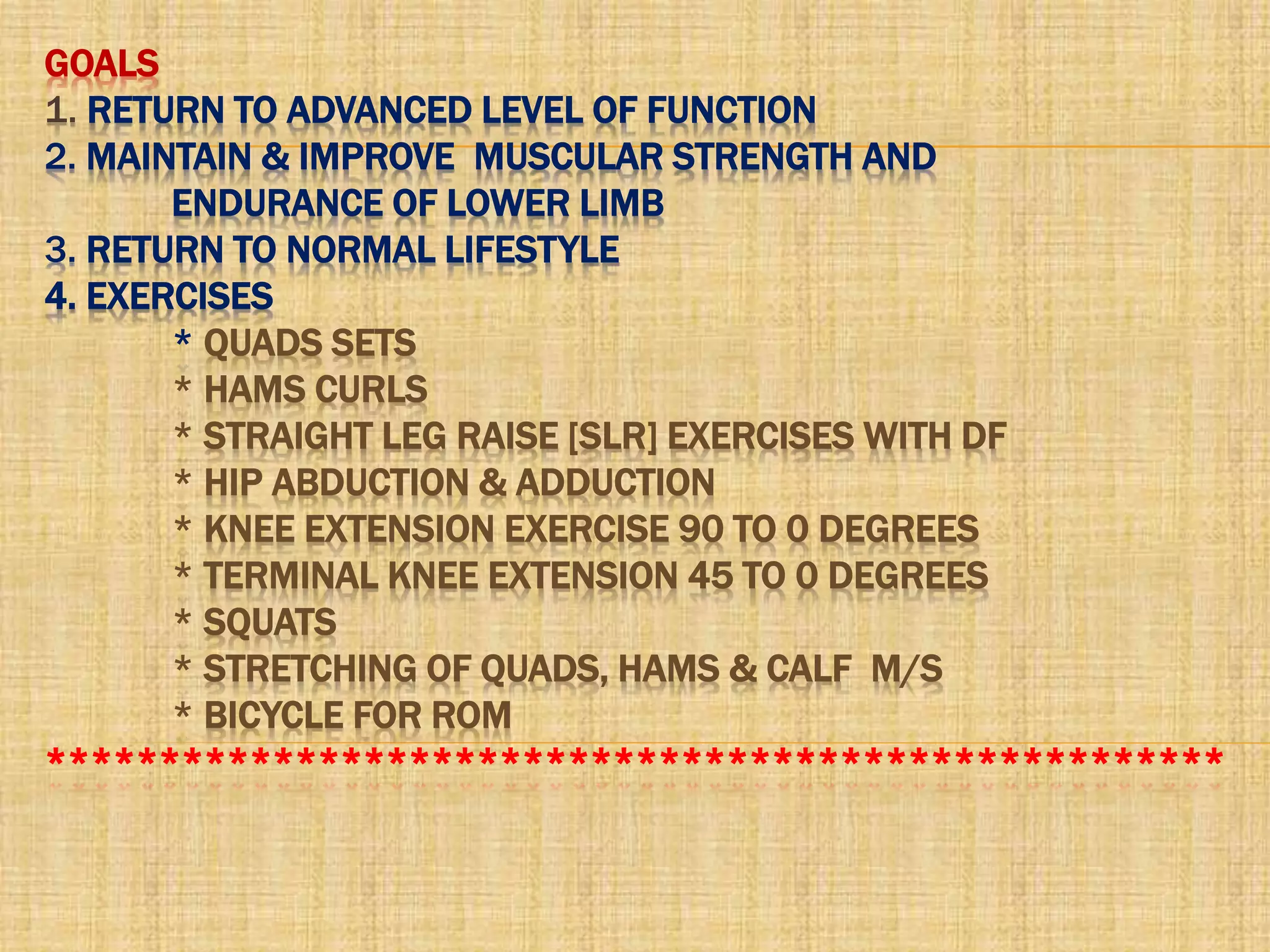 Total Knee Replacement (TKR) | PPT