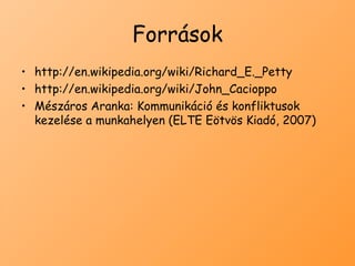 Petty-Cacioppo: Elaborációs modell | PPT