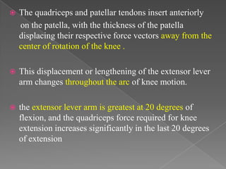 knee biomechanics | PPTX