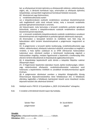 Tkr modosito rendelet kovagoszolos | PDF