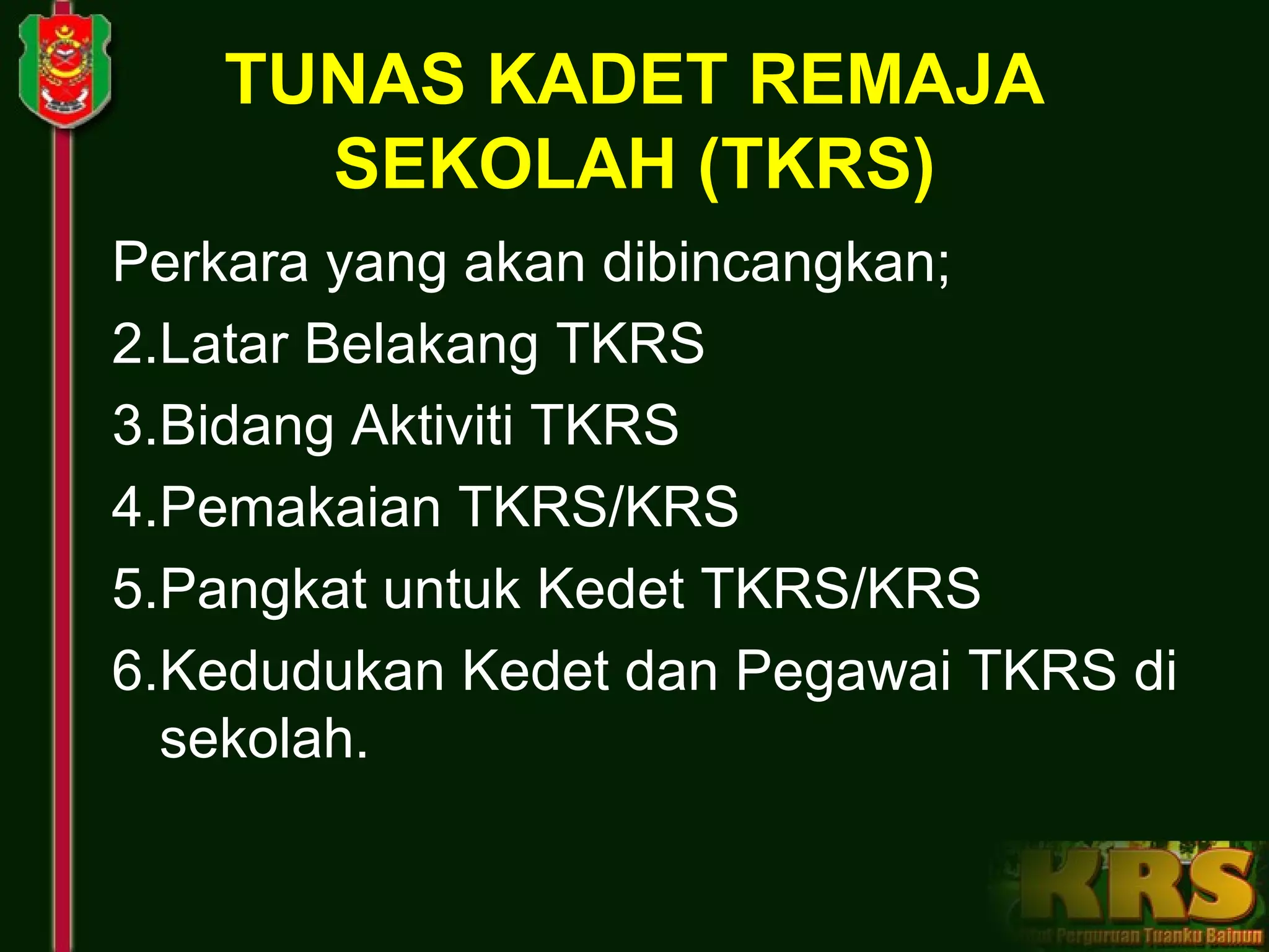 Tkrs | PPT