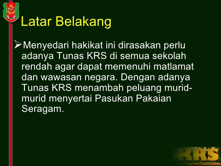 TUNAS KADET REMAJA SEKOLAH