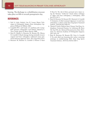soft tissue balancing in tkr | PDF