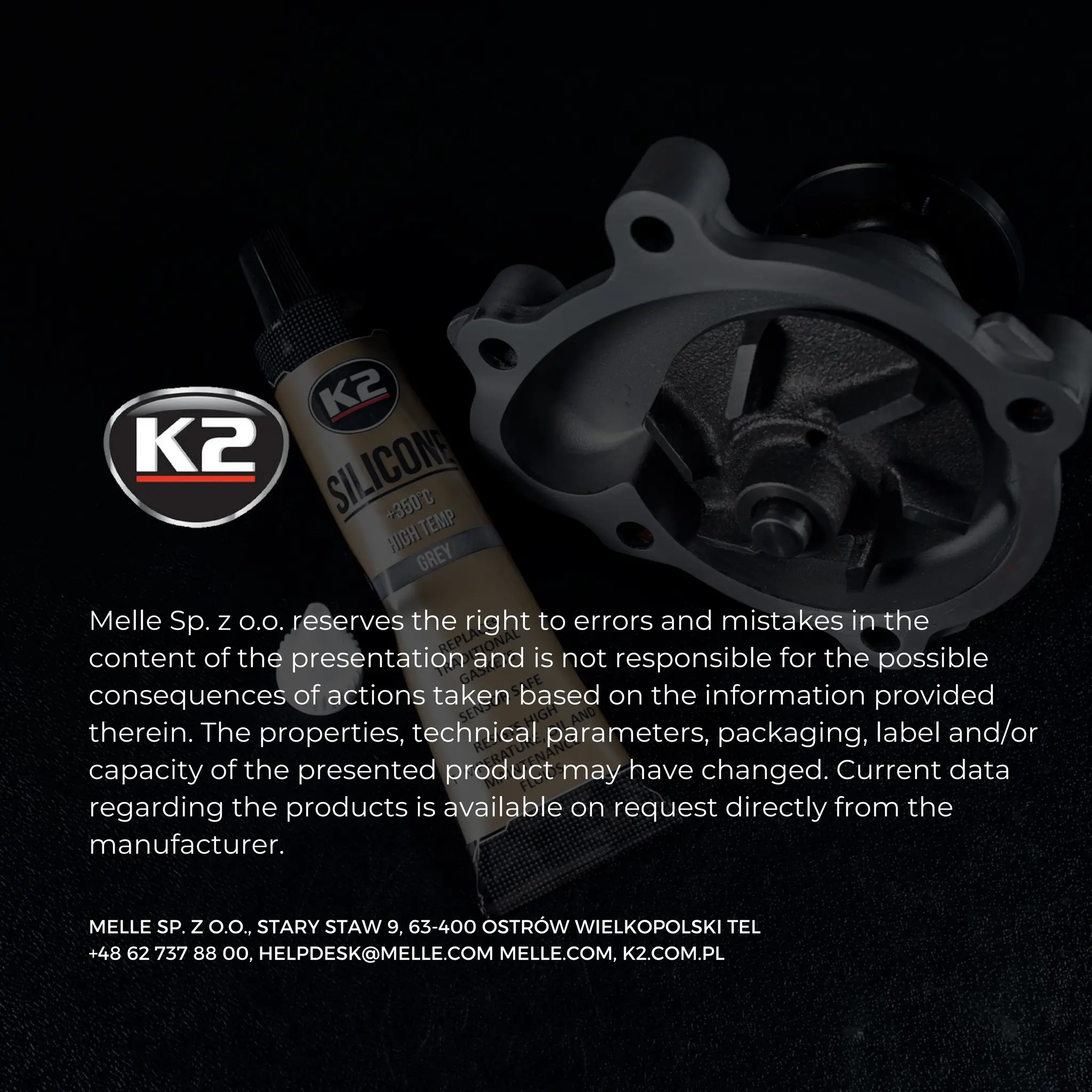 K2 Silicone gray - High temperature +350C | B250N | PDF