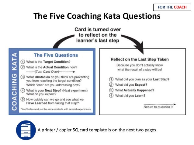 The Toyota Kata Starter Kata