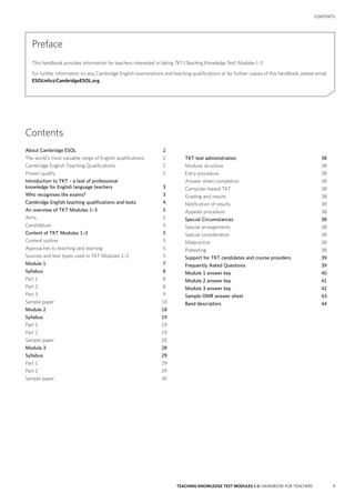 Tkt 1-3-handbook | PDF