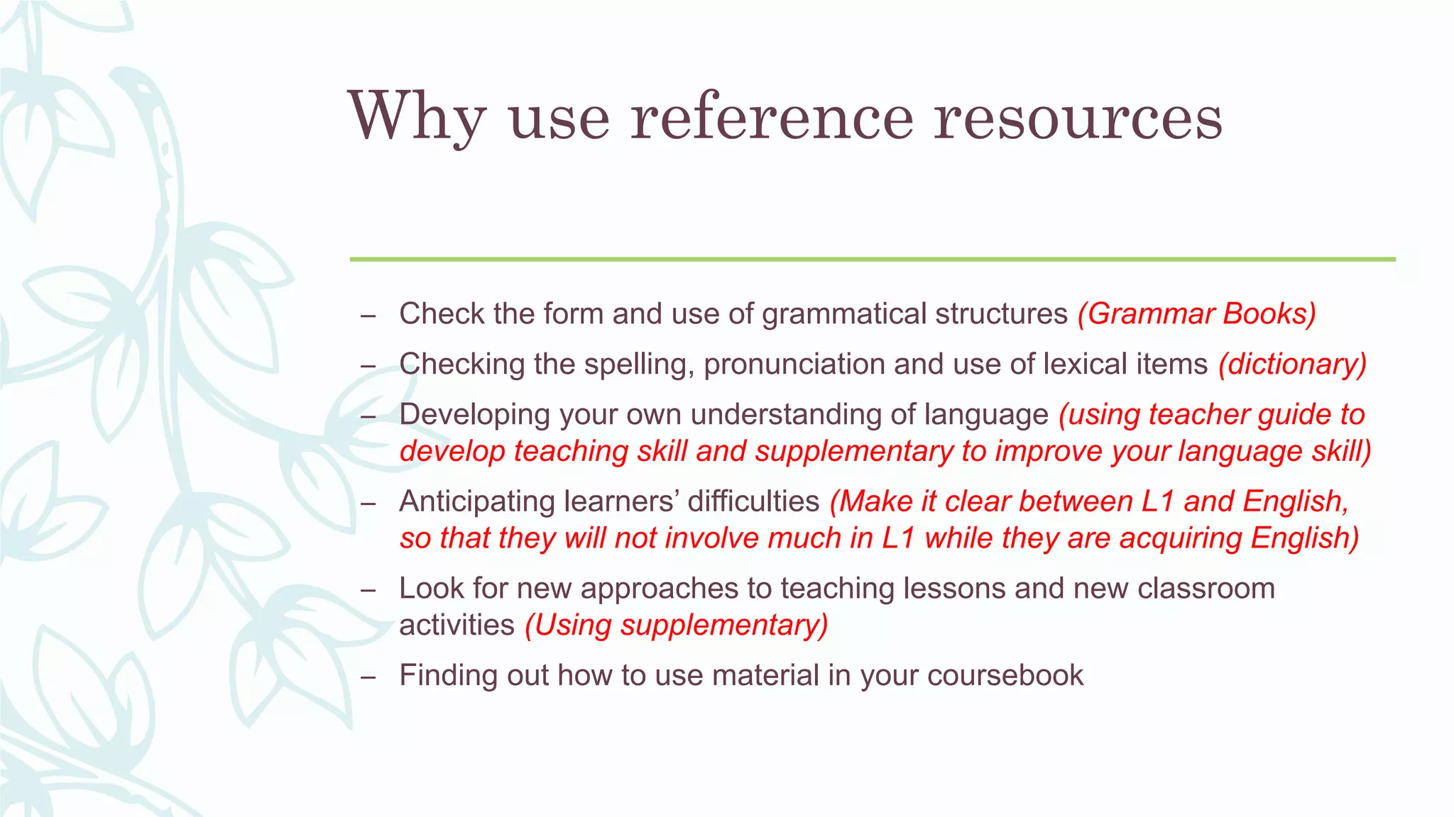 TKT Module 2 Lesson 23 and 24 | PPT