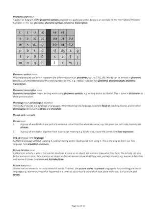 Tkt glossary-document | PDF