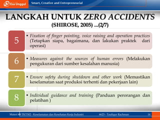 TKT302 #7 - Pengelolaan Untuk Zero Accident.pptx