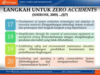 TKT302 #7 - Pengelolaan Untuk Zero Accident.pptx