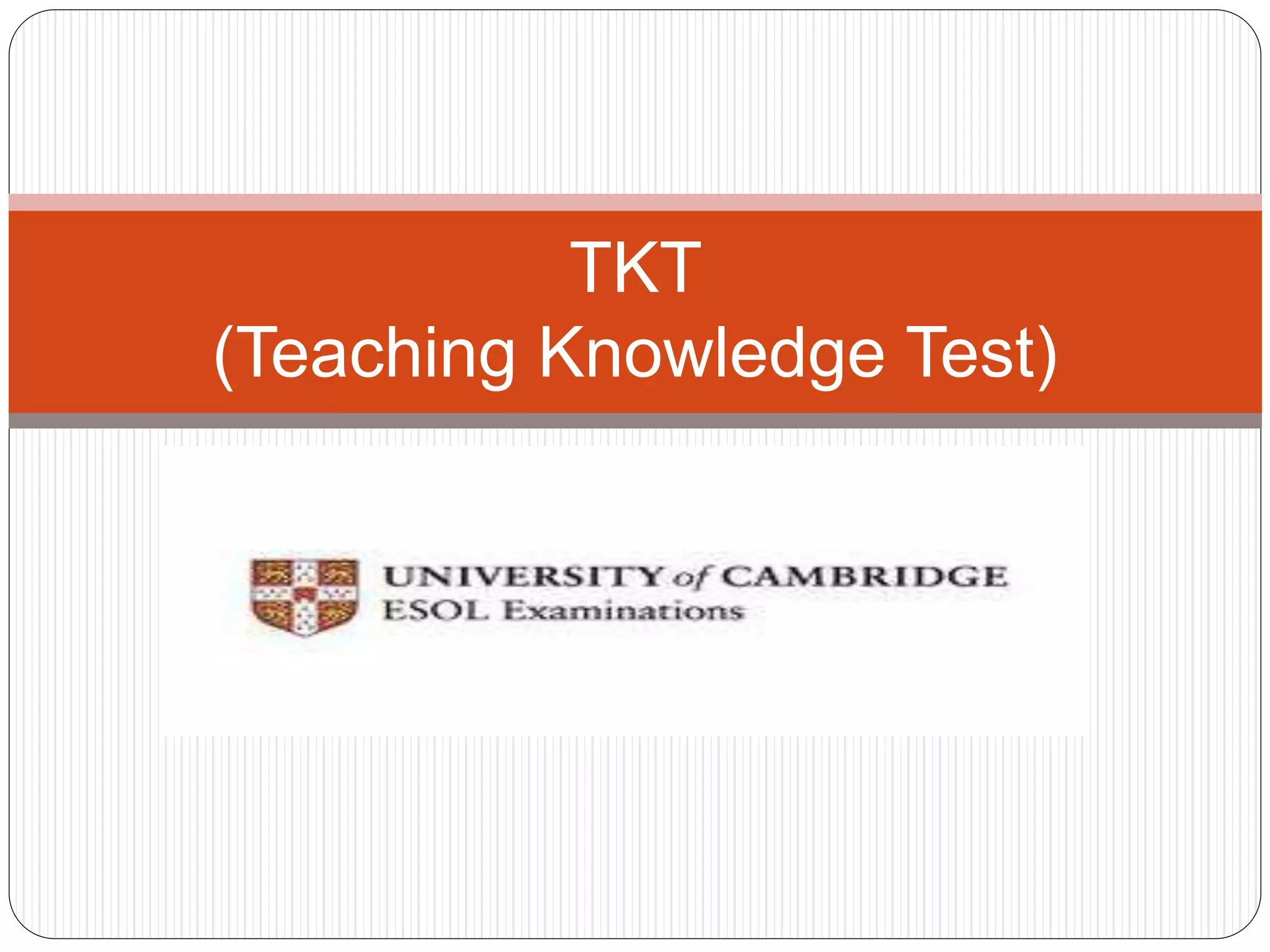 Tkt description | PPT