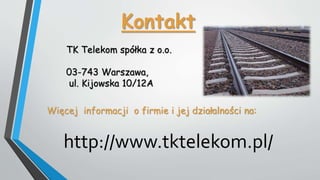 TK Telekom - operator telekominukacyjny | PPT
