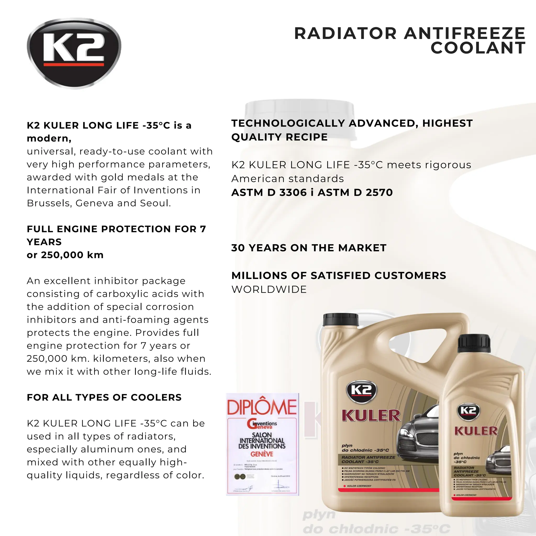 K2 KULER | Universal coolant with very high operating parameters | PDF