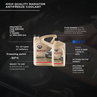 K2 KULER | Universal coolant with very high operating parameters | PDF