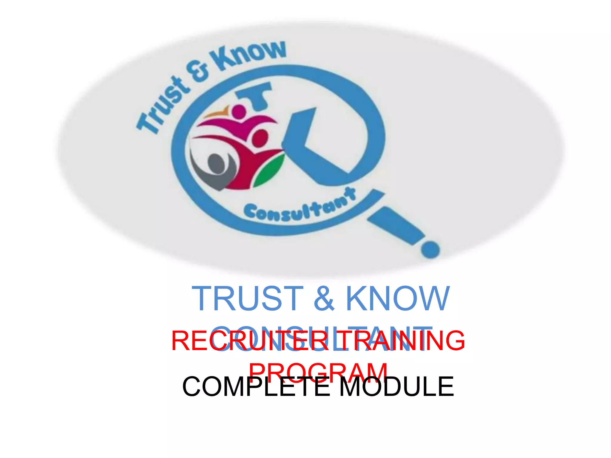 Recruiter Complete Training Module | PPTX