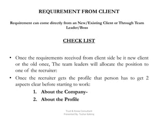 Recruiter Complete Training Module | PPTX