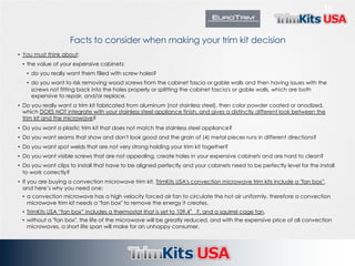 TKUSA Appliance Trim Kit Buying Guide | PPT