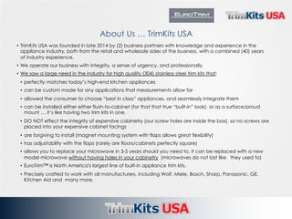 TKUSA Appliance Trim Kit Buying Guide | PPT