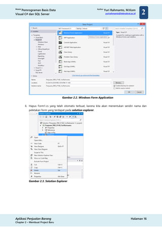 Chapter 02 - Pembuatan Projek Baru | PDF