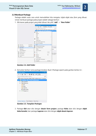 Chapter 02 - Pembuatan Projek Baru | PDF
