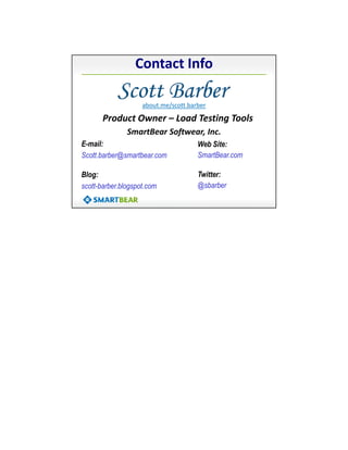 Application Performance Testing: A Simplified Universal Approach | PDF