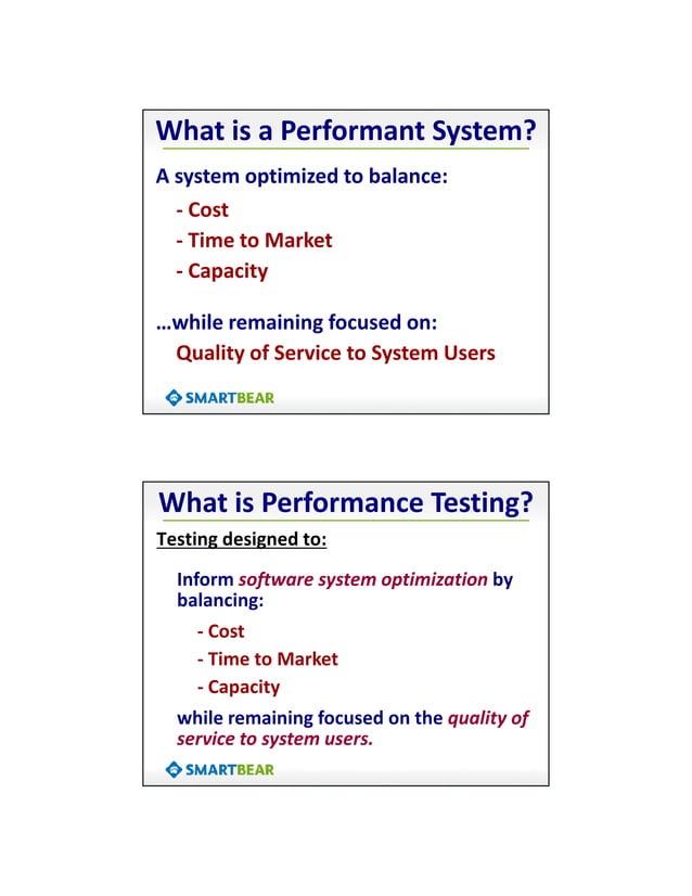 Application Performance Testing A Simplified Universal Approach Pdf Computer Software And