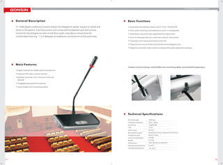 GONSIN TL 3300 conference system | PPT