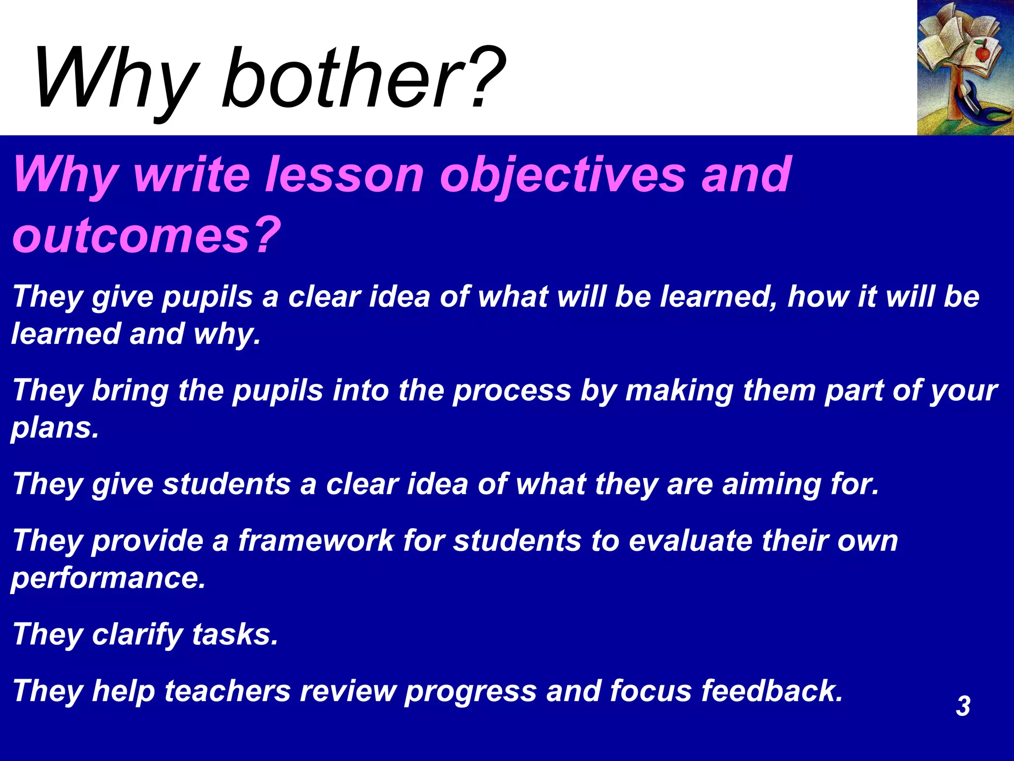 T&L Developing Objective Led Lessons | PPT